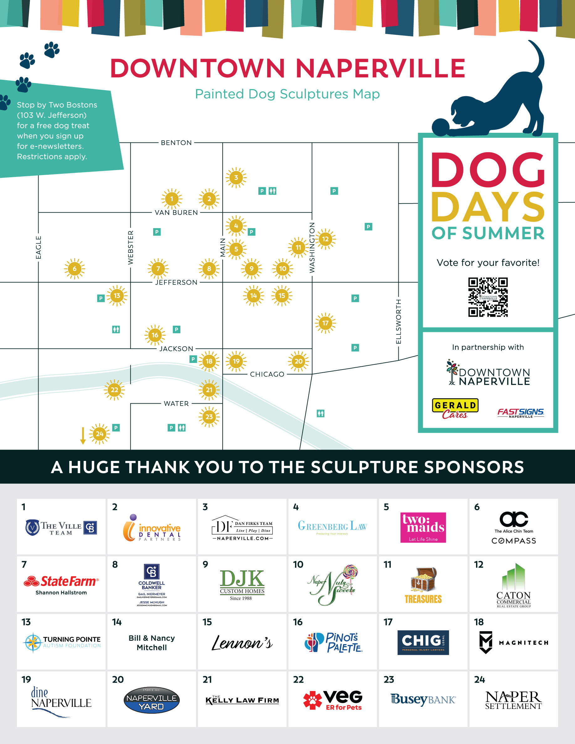 Summer Painted Sculptures Return! - Downtown Naperville Alliance